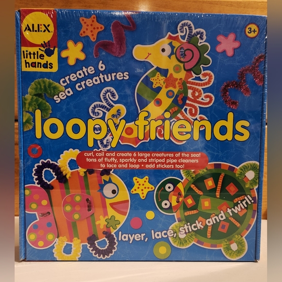 Alex Toys | Toys | Nib Alex Little Hands Loopy Friends Sea Creatures ...